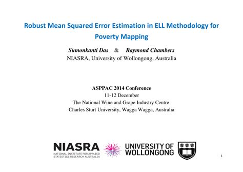 pdf robust mean squared error prediction in ell methodology for