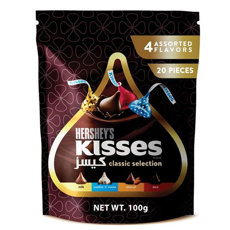 Buy Hersheys Kisses Classic Selection 4 Flavors Chocolates 100g