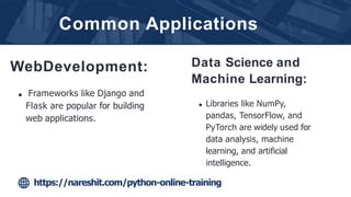 Python Introduction Naresh I Technologies PPTX