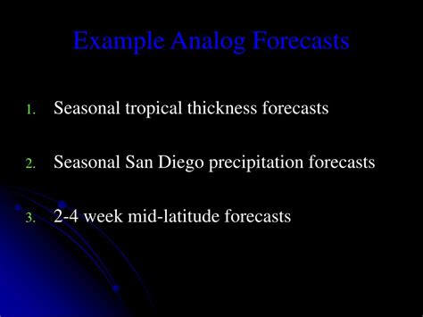 Ppt Objective Digital Analog Forecasting Is The Future In The Past
