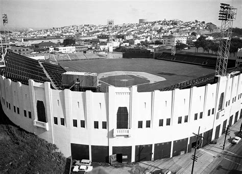 Historical Seals Stadium 1958 Seals Stadium In 1958 Marked A