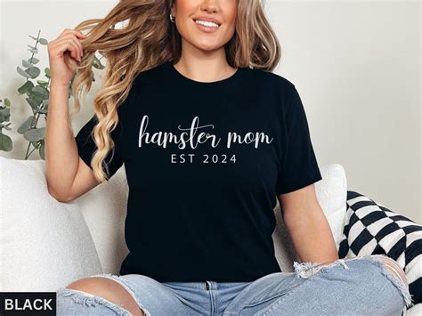 Hamster Mom Shirt Hamster Mama Tshirt Gift For Her Womens Hamster Owner Tshirt Best Hamster