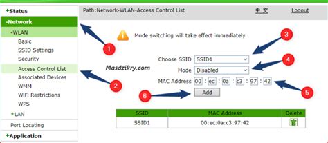 Cara Blokir Mac Address Pada Wifi Indihome Zte F609 Mas Dzikry
