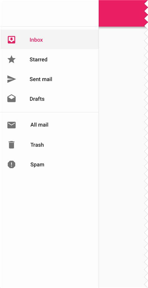 Navigation Patterns Material Design
