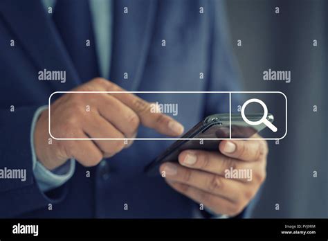businessman using searching browsing internet internet of things iot
