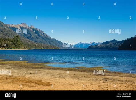Lake Traful Patagonia Argentina Pier On Lake Traful Villa Traful