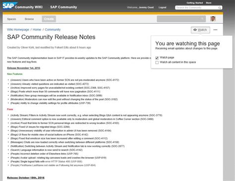 Status Update Hidden Wiki Update Sap Community