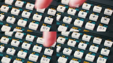 老式计算器视频素材下载编号22804273光厂vj师网