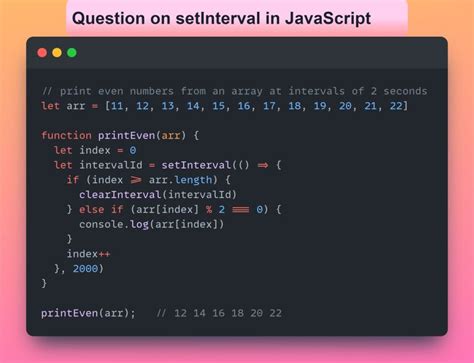 bittu kumar on linkedin javascript setinterval interviews coding