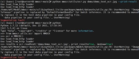 Segmentation Fault Occured When Im Trying To Run The Third And Last Sample Demo Code · Issue