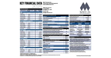 Key Financial Data 2025 Meld Financial