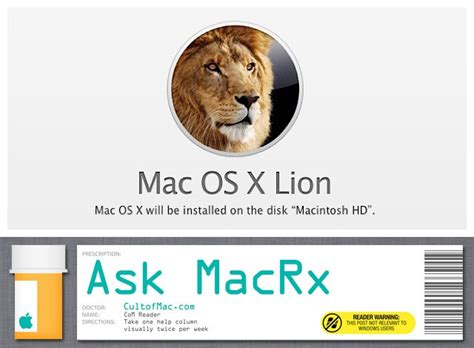 i can t reinstall snow leopard after installing lion [ask macrx] cult of mac