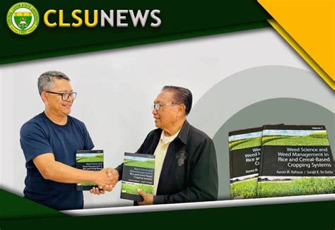 Clsu Receives Book On Weed Science The Manila Times