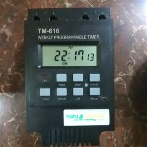 Tm616 Ac220v Digital Lcd Power Programmable Switch 30a Timer Shopee Philippines