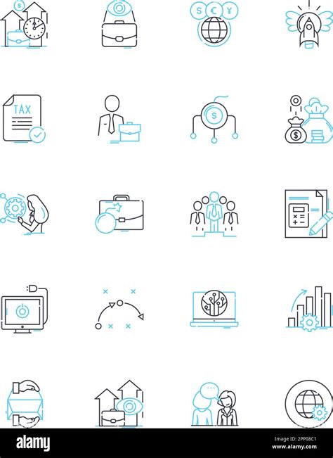 Online Payment Linear Icons Set E Commerce Secure Digital