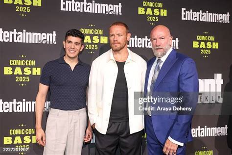 Patrick Gomez Sam Heughan And Graham Mctavish Attend The News Photo