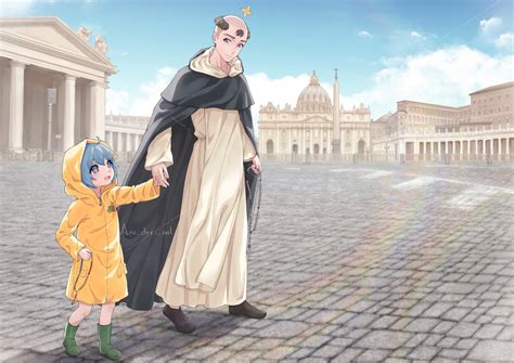 An Dres Art Luce Jubilee 2025 Christian Mythology Jubilee 2025 Highres Black Cape Blue