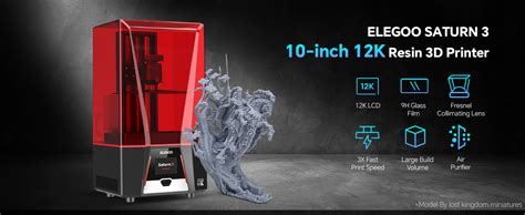 Elegoo Saturn 3 12k Msla 3d Printer And Elegoo Mars Mate Air Purifier