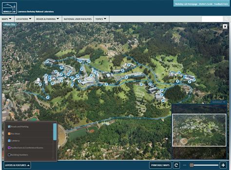 Lawrence Berkeley National Lab Map