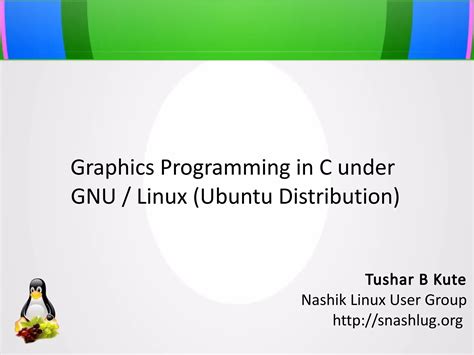Graphics Programming In C Under Gnu Linux Ubuntu Distribution Pdf