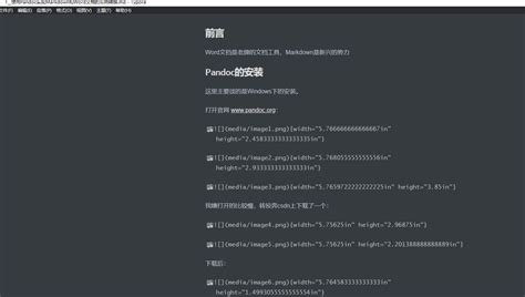 使用pandoc实现markdown和word文档的双向转换 pandoc markdown转word csdn博客