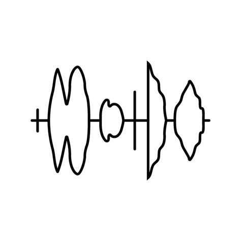 Speech Waveform Nlp Line Icon Figure 69386129 Vector Art At Vecteezy