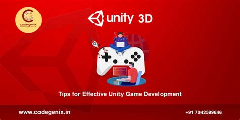 Tips For Effective Unity Game Development Codegeneix Blog
