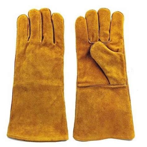 For Construction Spartan Leather Safety Gloves At ₹ 220pair In Ahmedabad