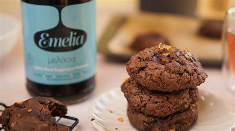 Soft Cookies χωρίς ζάχαρη Μελάσα Emelia