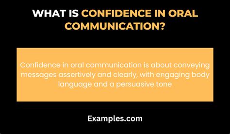 29 Speak Confidently In Oral Communication Examples