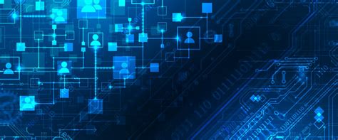 Abstract Representation Of A Computer Network Vector Image