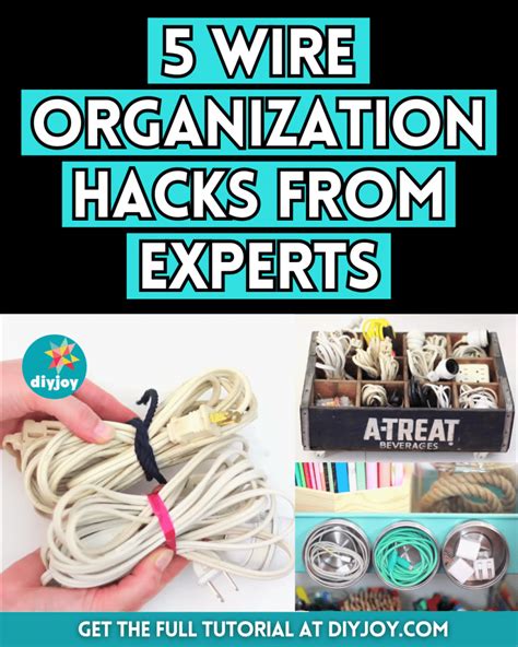 5 Wire Organization Hacks From Experts Diy Joy