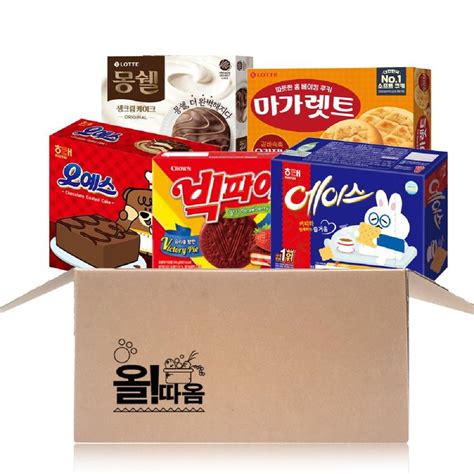 올따옴 과자폭탄 인기파이 5종 선물박스 몽쉘 마가렛트 오예스 빅파이 에이스 홈플러스 판매자택배