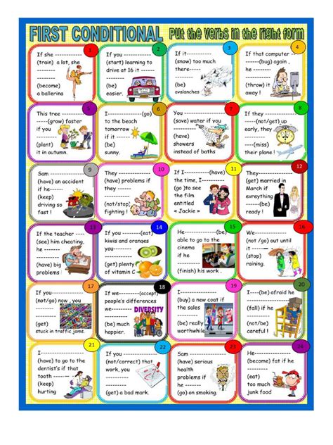 First Conditional Exercises Pdf