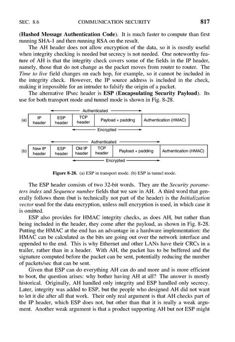 computer networks a tanenbaum 5th edition 0 281 sec 8