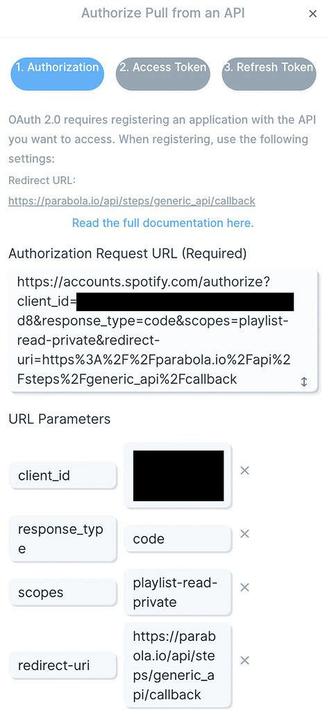 Missing Required Parameter Redirecturi Error During Oauth Setup