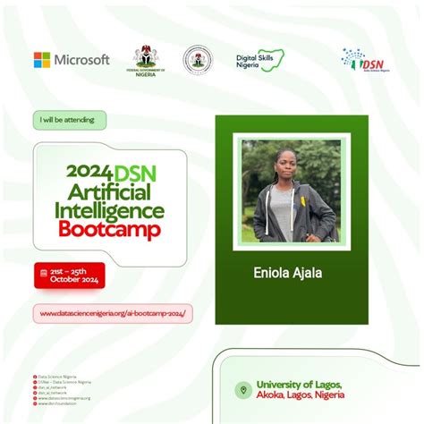Eniola Ajala On Linkedin Dsnaibootcamp2024 Datasciencenigeria