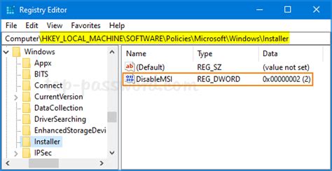 How To Turn Off Windows Installer To Block MSI Package Password Recovery