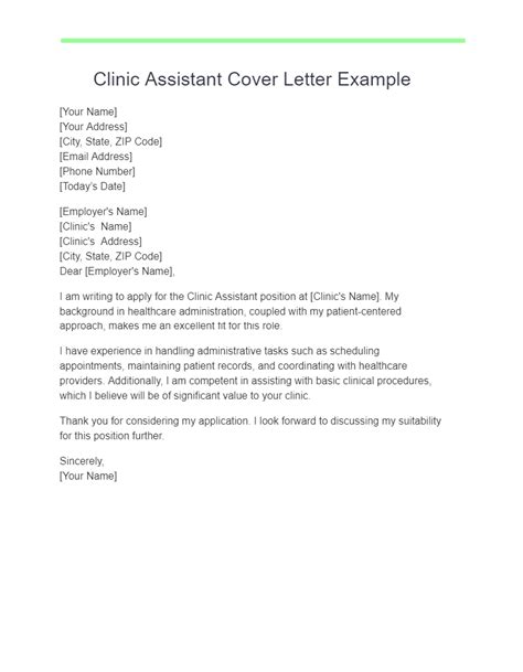 17 Medical Assistant Cover Letter Examples To Download