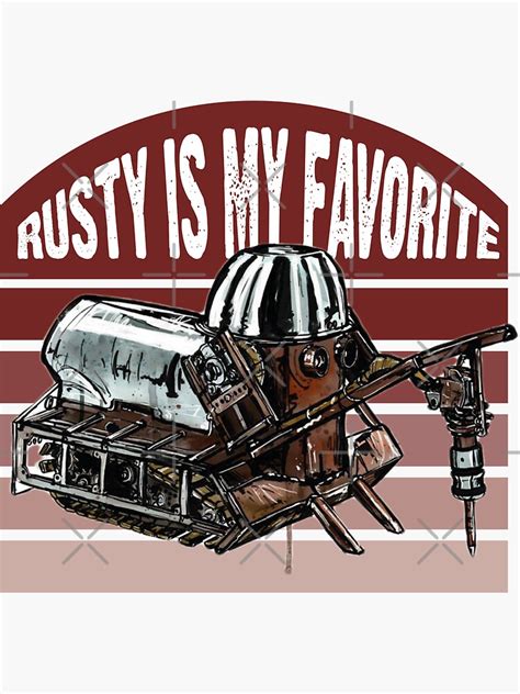 Battlebots Rusty Robot Sticker By ESTAFOX Redbubble