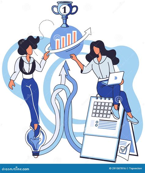 team solving complex problems teamwork vector illustration metaphor