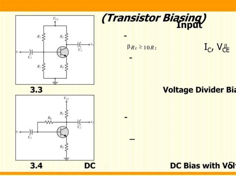 Transistor Bias Circuit Pptx