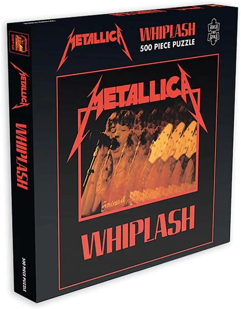 Popmarket Metallica Rocksaws Metallica Whiplash 500 Piece Jigsaw