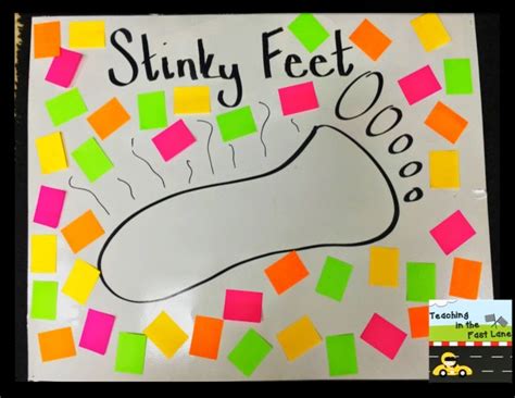 Stinky Feet Game Template Printable Word Searches