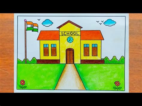 School Drawing Images