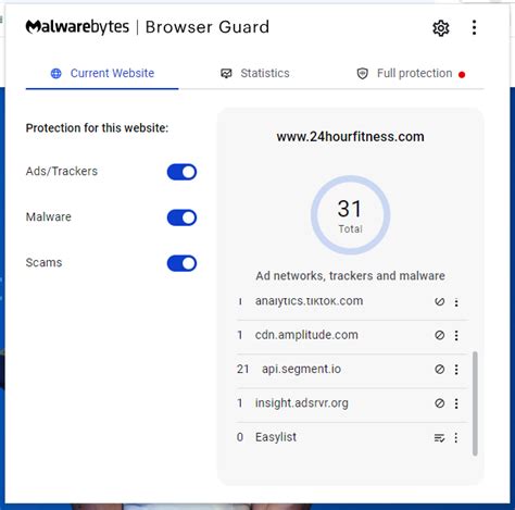 Browser Guard Stopping Accordions And Dropdowns Chrome Malwarebytes