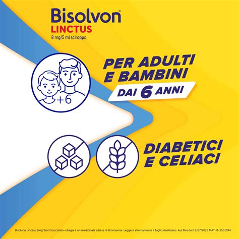 Bisolvon Linctus Sciroppo Flacone 200 Ml 8 Mg5 Ml Dr Max Farmacia