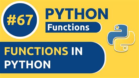 67 Fahamu Kuhusu Functions Katika Python Swahili Youtube