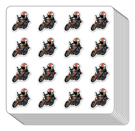 Pegatinas Para Planificador De Motociclismo Álbumes De Reco Envío Gratis