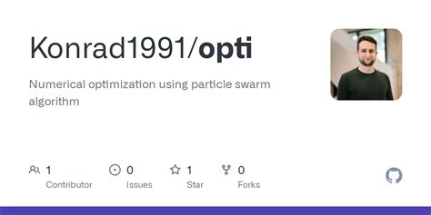 Github Konrad1991opti Numerical Optimization Using Particle Swarm Algorithm